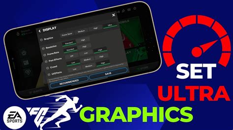 How To Set High Graphics Settings In Fc Mobile Fc Mobile Best Graphics Settings Ultra