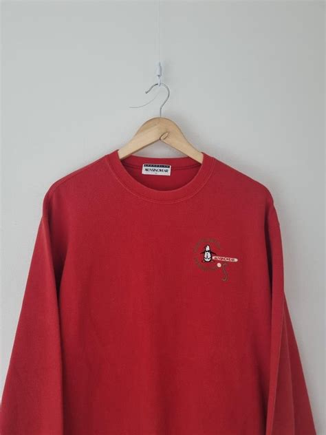 먼싱웨어 레드 맨투맨 105사이즈 헬로마켓