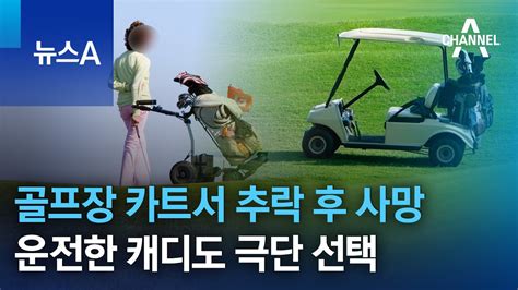 골프장 카트서 추락 후 사망운전한 캐디도 극단 선택 뉴스a Youtube