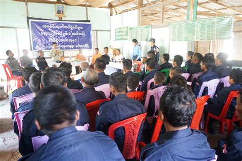 နတ်မောက်မြို့နယ် နကျားထူးကျေးရွာတွင် အရန်မီးသတ်တပ်ဖွဲ့ဝင်များ လေ့ကျင့်ရေး မွမ်းမံ သင်တန်းဆင်းပ