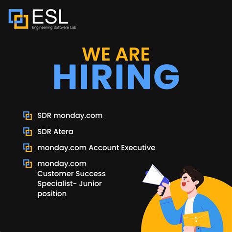 Engineering Software Lab Esl On Linkedin We Are Hiring 💪 We Have