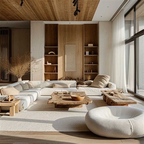 Natural Modern Interior Design Wood Stone And Sustainable Materials