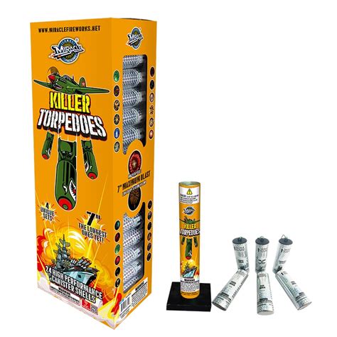 Killer Torpedoes 7 Canister Shells Freedom First Fireworks