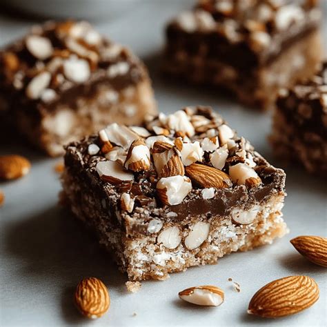 Indulgent Almond Joy Bars Sweet No Bake Bliss At Home Recipes Idea