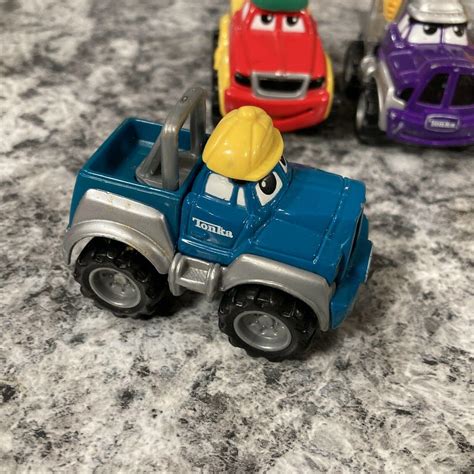 8 Tonka Lil Chuck Andfriends Trucks Die Cast Trucks Hasbro Vintage Tonka