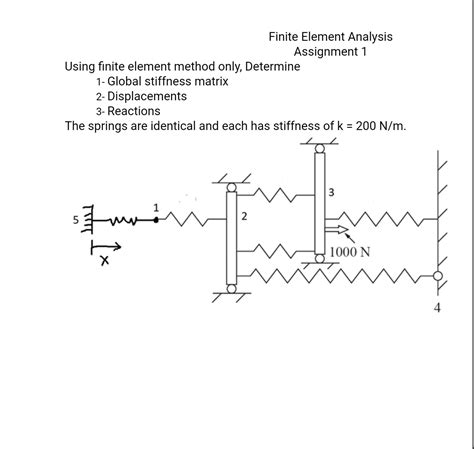 Finite Element Analysis Assignment 1 Using Studyx