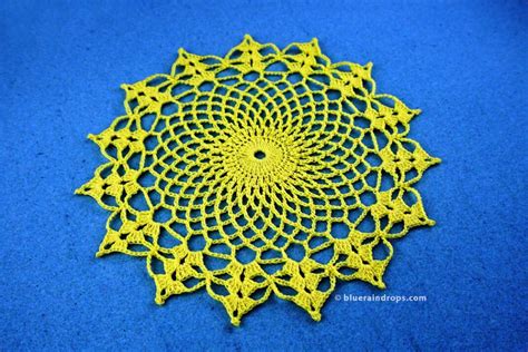 Small Doily Pattern Blueraindrops Arts And Crafts
