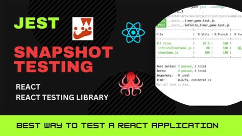 How To Write Snapshot Tests For React Application Youtube