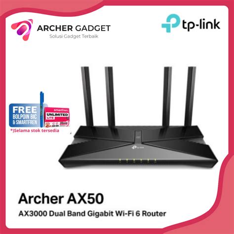 Jual Tp Link Tplink Tp Link Archer Ax Ax Dual Band Gigabit Wi Fi Router Shopee Indonesia