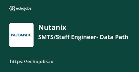 Nutanix Is Hiring Staff Engineer Data Path Bengaluru India India Api Microservices Java Go