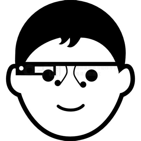 谷歌眼镜网页ui 戴谷歌眼镜的男生头像 模板免费下载 Svg格式 512像素 编号48549239 千图网