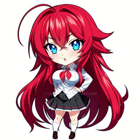 Rias Gremory Chibi By Taiyohae On Deviantart