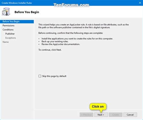Use Applocker To Allow Or Block Windows Installer Files In Windows 10 Tutorials