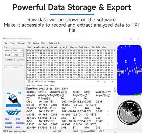 Wt901b Ahrs Mpu9250 10 Axis Barometertilt Sensor Accegyroangle