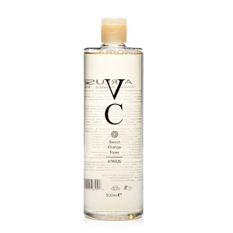 泰国ATREUS维C水亮白保湿收缩毛孔爽肤水控油清爽vc水化妆水500ml 虎窝淘