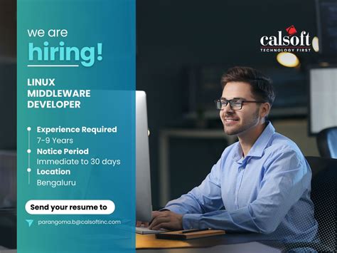 Calsoft On Linkedin Hiring Linuxdeveloper Bengalurujobs Calsofthiring