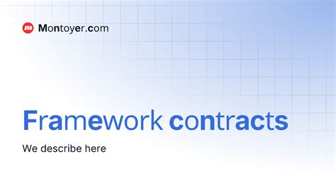 Framework Contracts