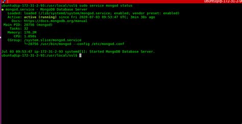 Mongodb Version `libsslso10 Not Found Required By Mongo Stack