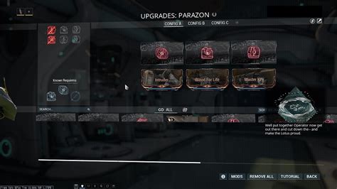 Mods Not Shown Properly UI Warframe Forums