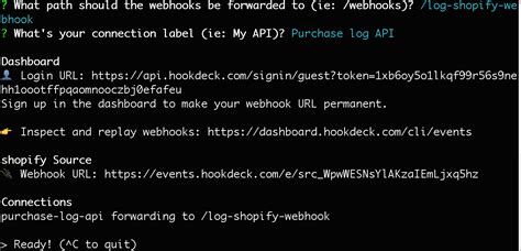 How To Create Shopify Webhooks With The Shopify Api Tutorial Hookdeck
