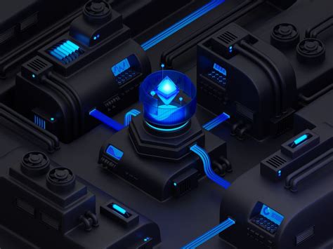 Crypto Blockchain 3d Illustration