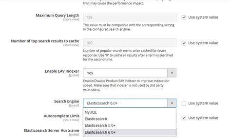 Elastisearch 717 Installed But Not Displaying As Option To Select In