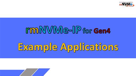 Rmnvme Ip Random Access And Multi User Nvme Ip Application Design