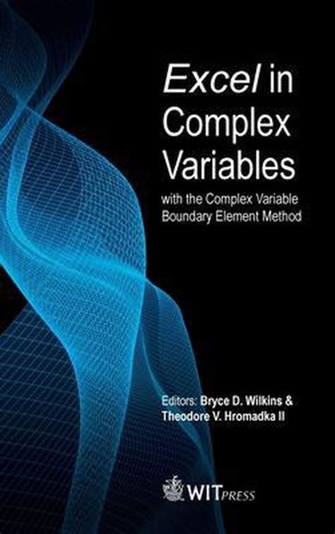 excel in complex variables with the complex variable boundary element
