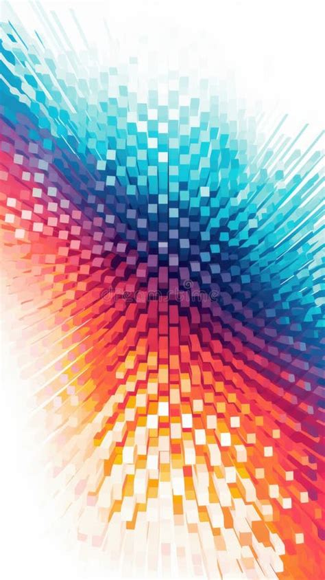 A Colorful Abstract Background With Squares Stock Illustration Illustration Of Yellow Shiny