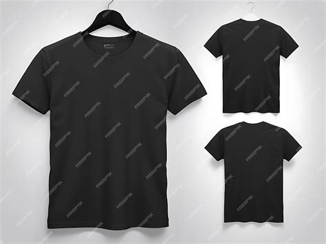 Tshirt Front And Back Mockup Premium Ai Generated Image