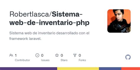 Github Robertlascasistema Web De Inventario Php Sistema Web De Inventario Desarrollado Con