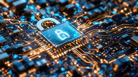 Premium Photo Digital Lock Symbol On A Computer Screen Representing