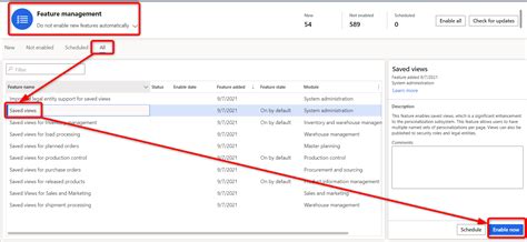 ax d365fo enable “saved views” on d365fo forms ax dynamics 365