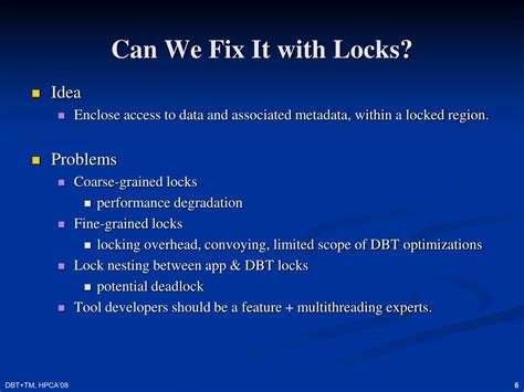 ppt thread safe dynamic binary translation using transactional memory powerpoint presentation