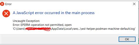 unable to open rancher desktop on windows 10 system · issue 2979