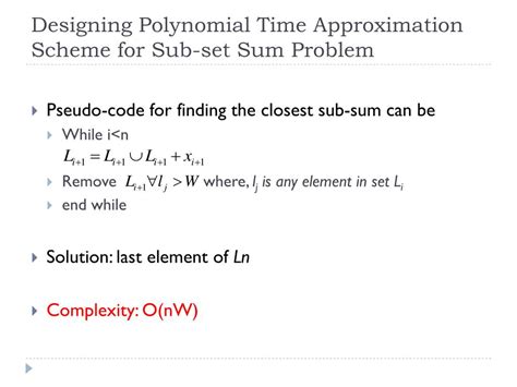 Ppt Ptas Polynomial Time Approximation Scheme Cont Powerpoint