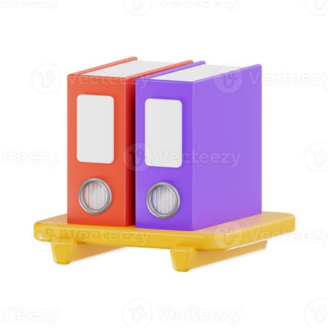 3d Archive Folder Icon Document Storage 55825440 Png
