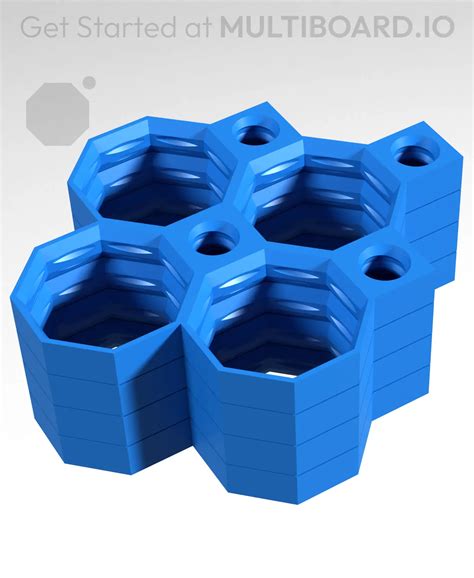 4x4 Multiboard Core Tile X4 Stack 3d Model By Multiboard On Thangs