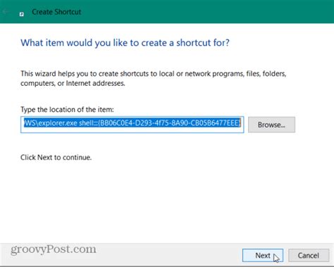 Create A Shortcut To Open The Classic System Control Panel On Windows 10