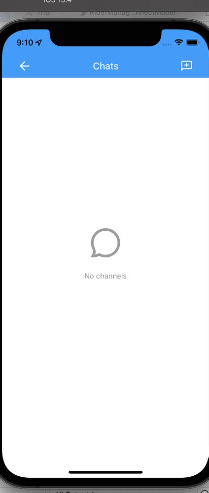 How To Assign Title To Empty View In SBUgroupchannel In IOS From