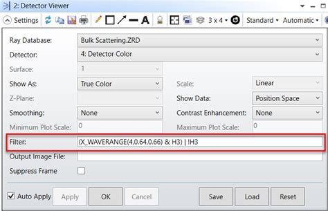 Identifying Specific Rays Using Filter Strings Knowledgebase