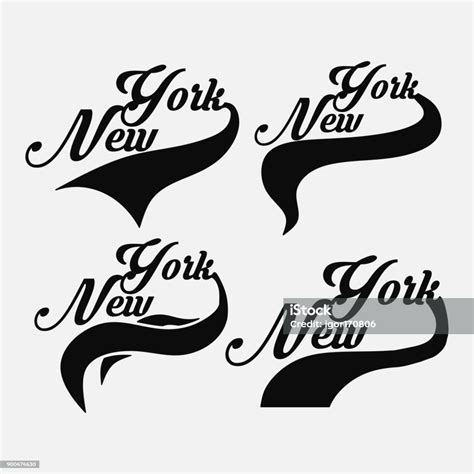 스포츠 T셔츠 원래 디자인 라벨 뉴욕시의 설정 0명에 대한 스톡 벡터 아트 및 기타 이미지 0명 가격표 고무도장 Istock