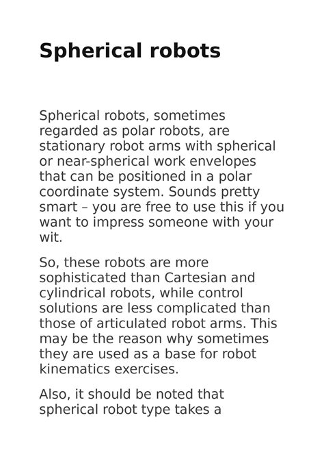 spherical robots spherical robots spherical robots sometimes