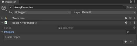 How To Use Arrays In Unity