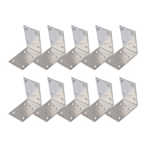 Urteryser 10pieces Heavy Duty Steel L Angles Brackets Heavy Duty 90