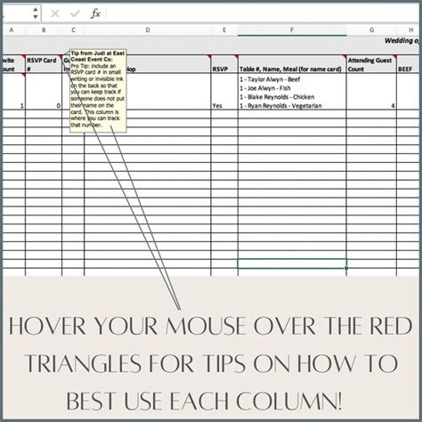 Excel Registration Template
