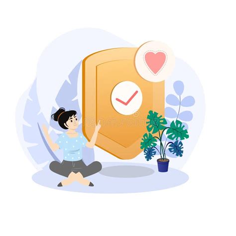 Reliability Illustration Flat Core Value Collection Stock Vector