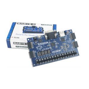 Affordable Digilent Basys 3 Artix 7 FPGA Trainer Board Recommended For Introductory Users