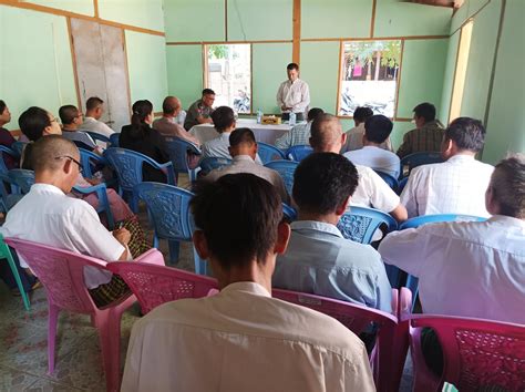 ဆင်ပေါင်ဝဲမြို့နယ်၌ သဘာဝဘေးအန္တရာယ် ကြိုတင်ကာကွယ်နိုင်ရေး လုပ်ငန်းညှိနှိုင်းအစည်းအဝေး ကျင်းပ