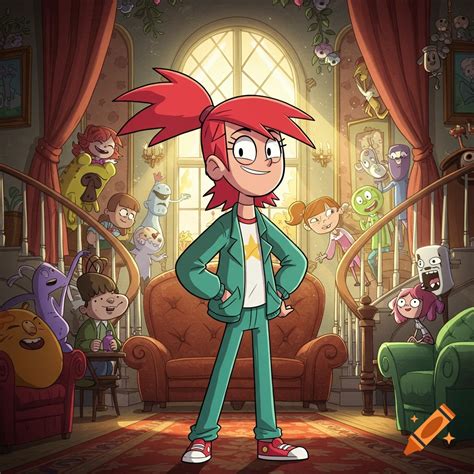 Frankie Foster From Fosters Home For Imaginary Friends Stands In A